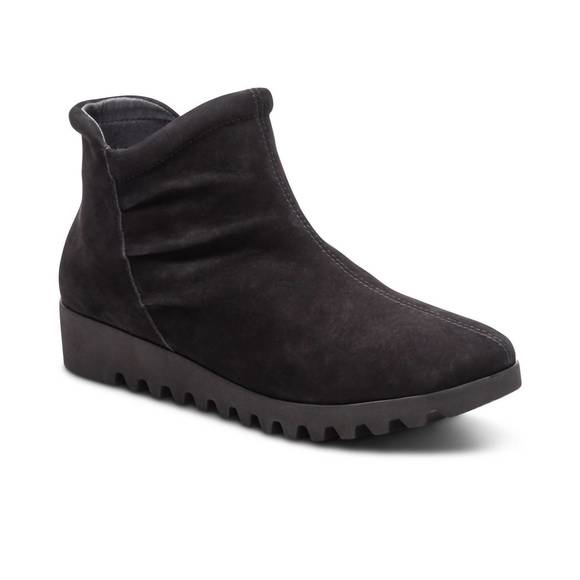 Aetrex | Shoes | New Aetrex Womens Zoey Slip On Boot In Black | Poshmark